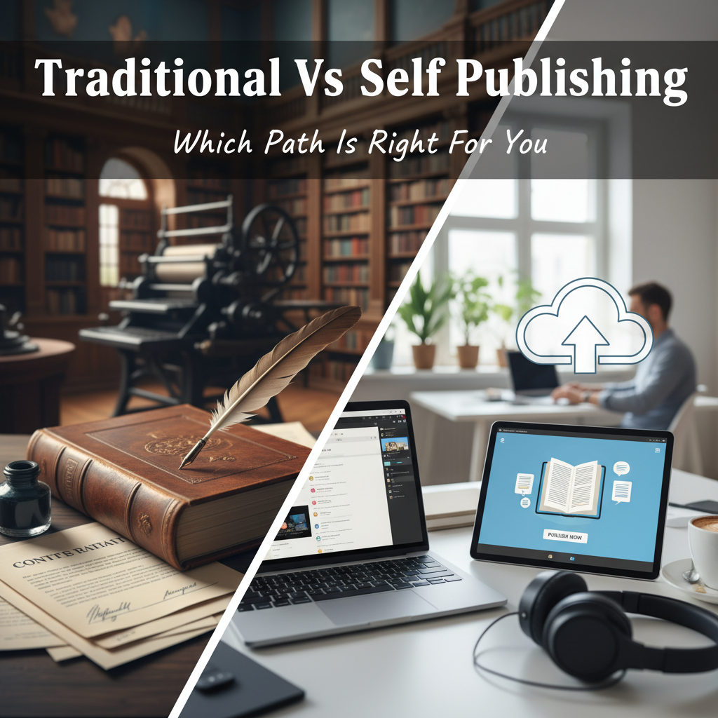 Traditional vs Self-Publishing - Which Path is Right for ... - The ...